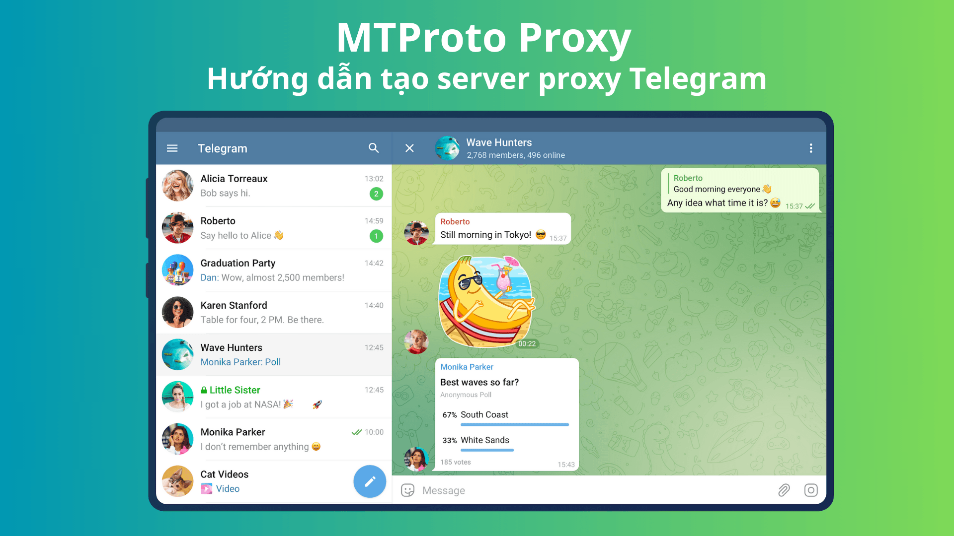 MTProto Proxy Telegram - Hướng dẫn tạo server proxy - Dexuat.net